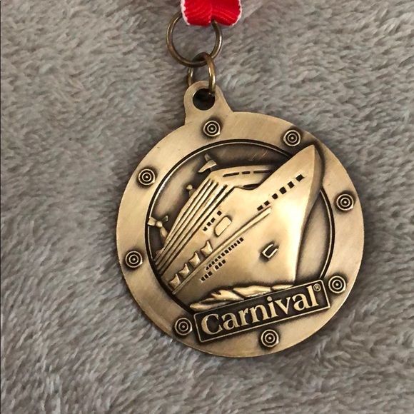 Carnival | Jewelry | Carnival Cruise Ship Medallion Necklace | Poshmark